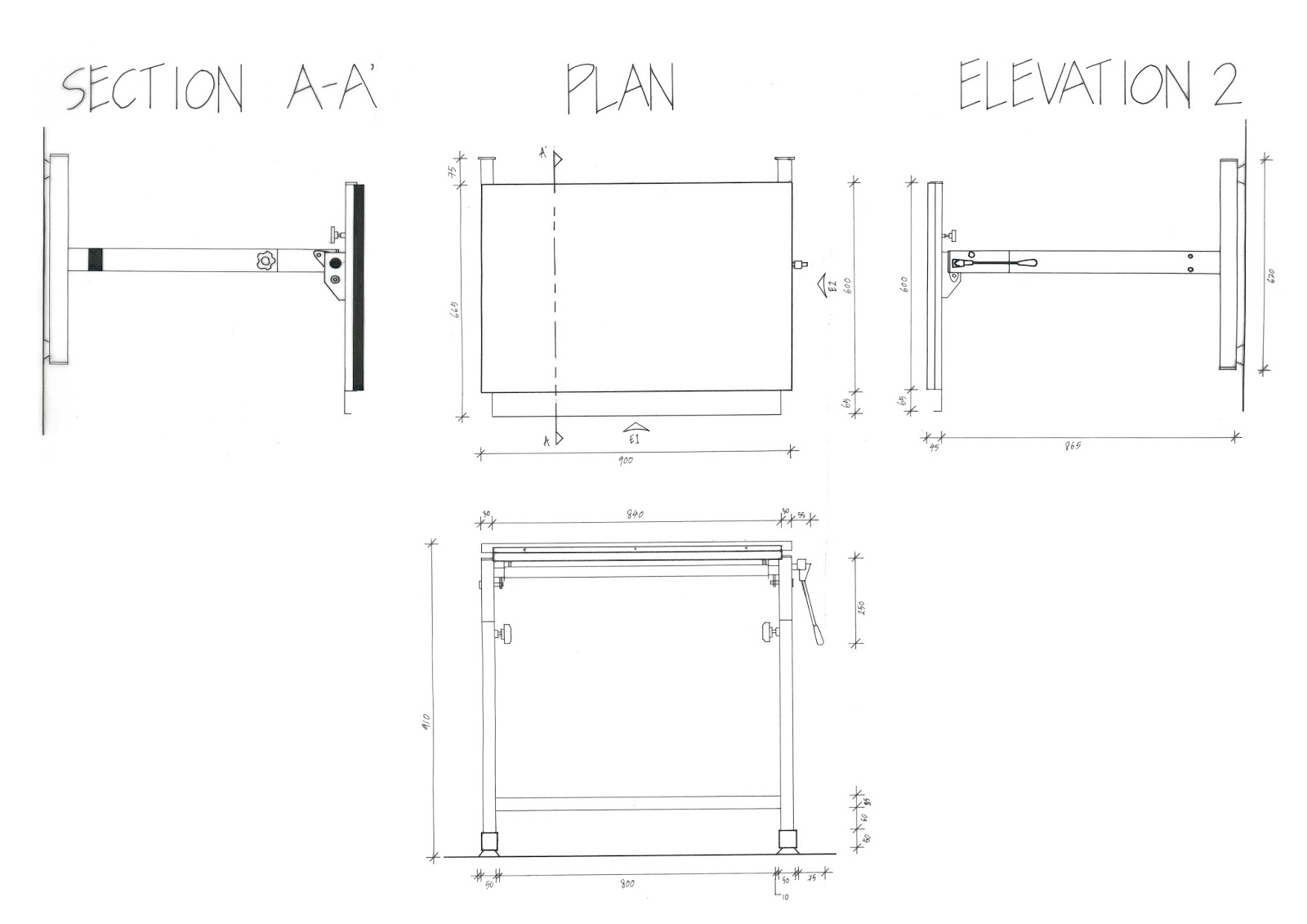 Rui Ying's E-Portfolio: [DComm] Project 2A: Orthographic Projections