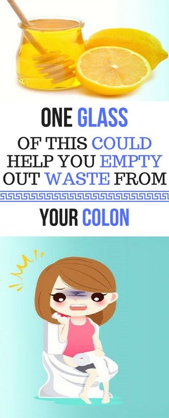 ONE GLASS OF THIS COULD HELP YOU EMPTY OUT WASTE FROM YOUR COLON ...