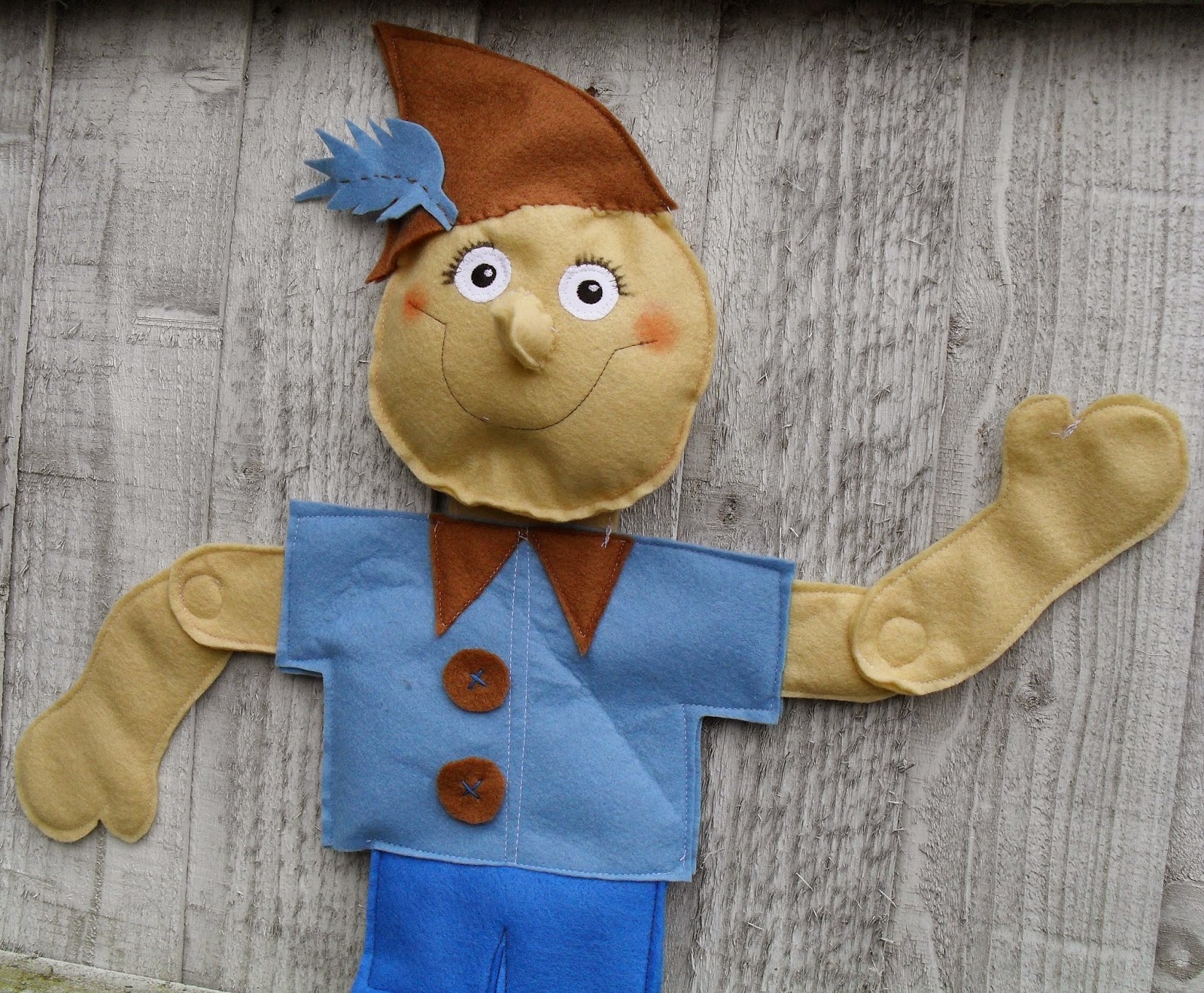 Custom Golf headcovers and puppets : Pinocchio - puppet story bag