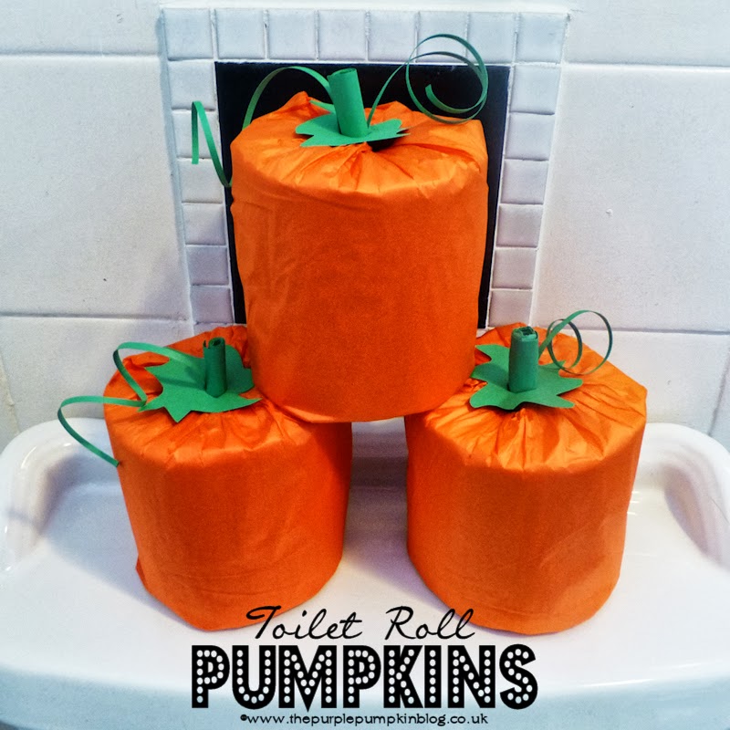 Toilet Roll Pumpkins