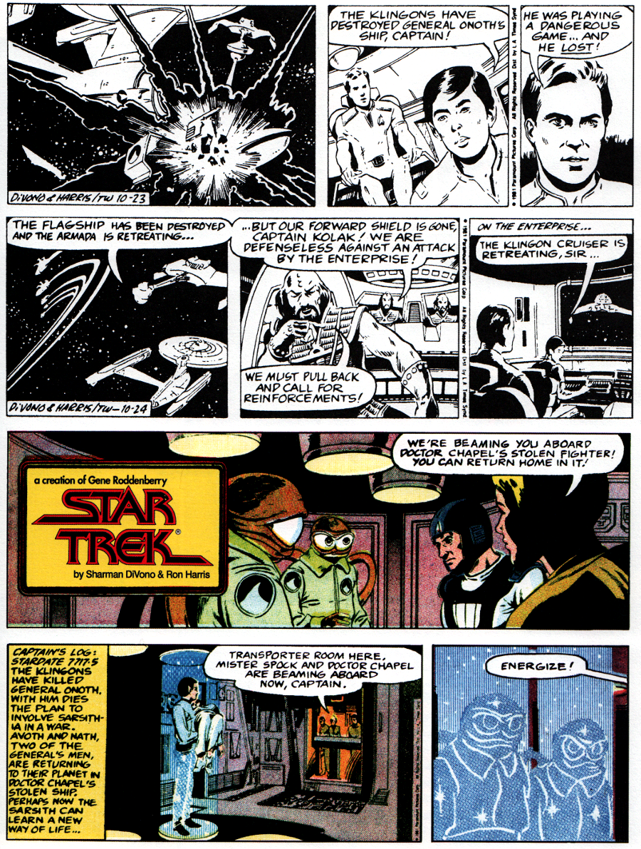 Les Cahiers du Comic Strip: Critique #108 : Star Trek The Newspaper ...