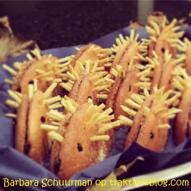 Traktatie-ideetjes: Eierkoek-egels