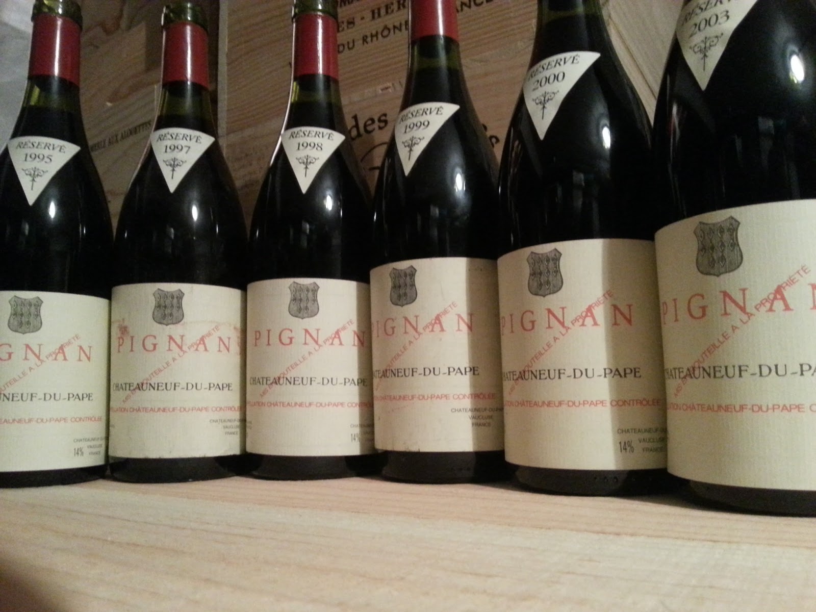 L'OEIL SUR LE VIN: Pignan, Châteauneuf du Pape du Château Rayas pour une verticale le vendredi ...