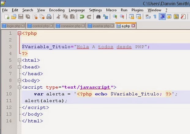 Me Encanta Programar: Como Programar en Php(Introducción)