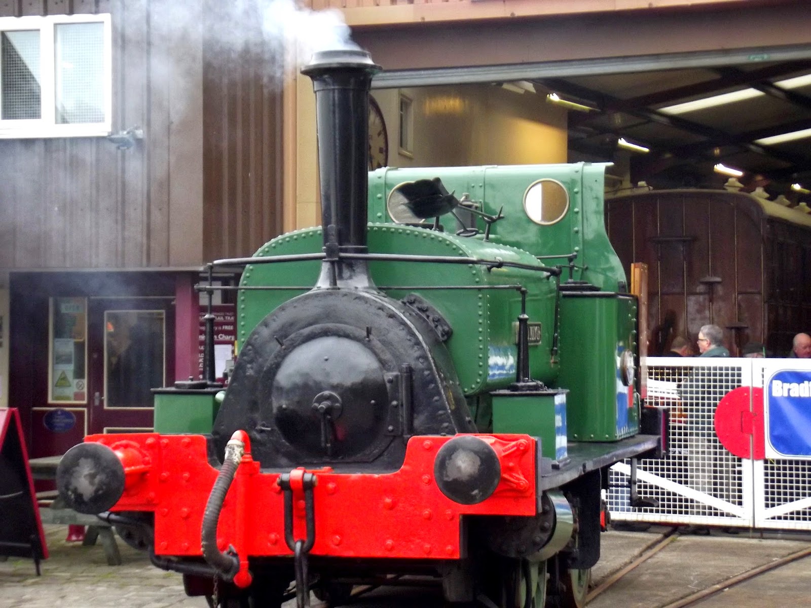 Steam Memories: 'Sir Berkeley' at Ingrow yesterday 15/2