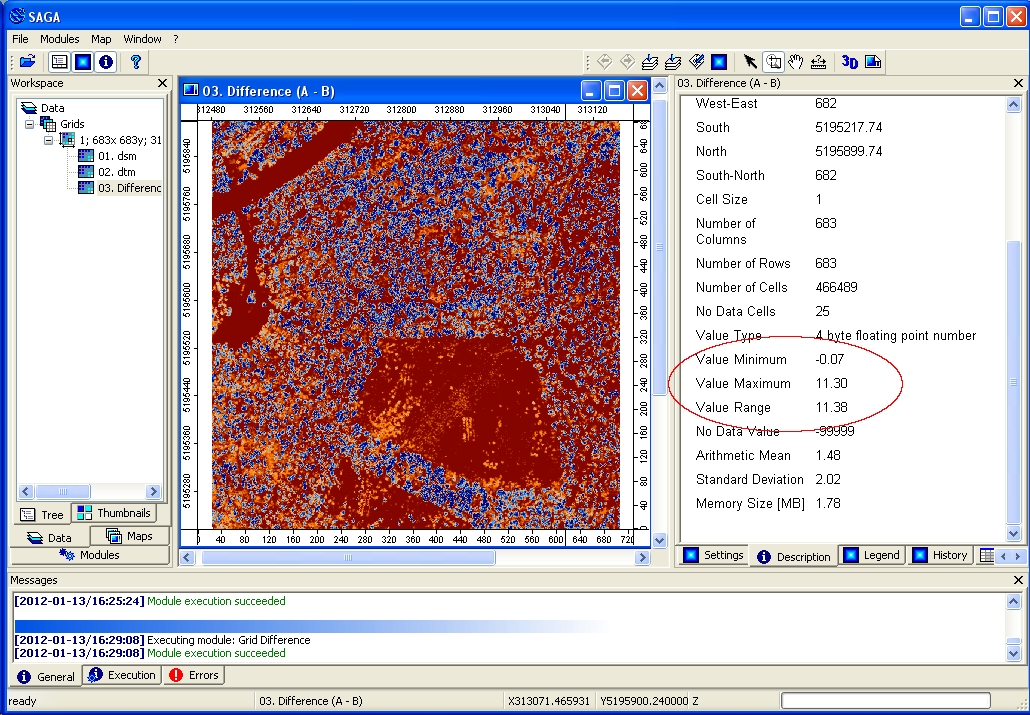 dominoc925: Simple method to count trees using Saga GIS