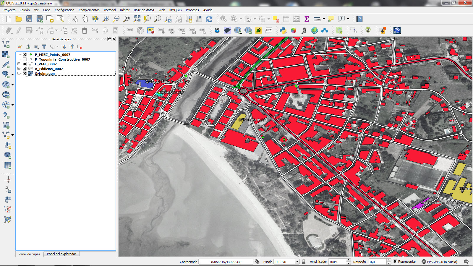Cartografía Digital: Google Street View en QGIS: go2streetview.