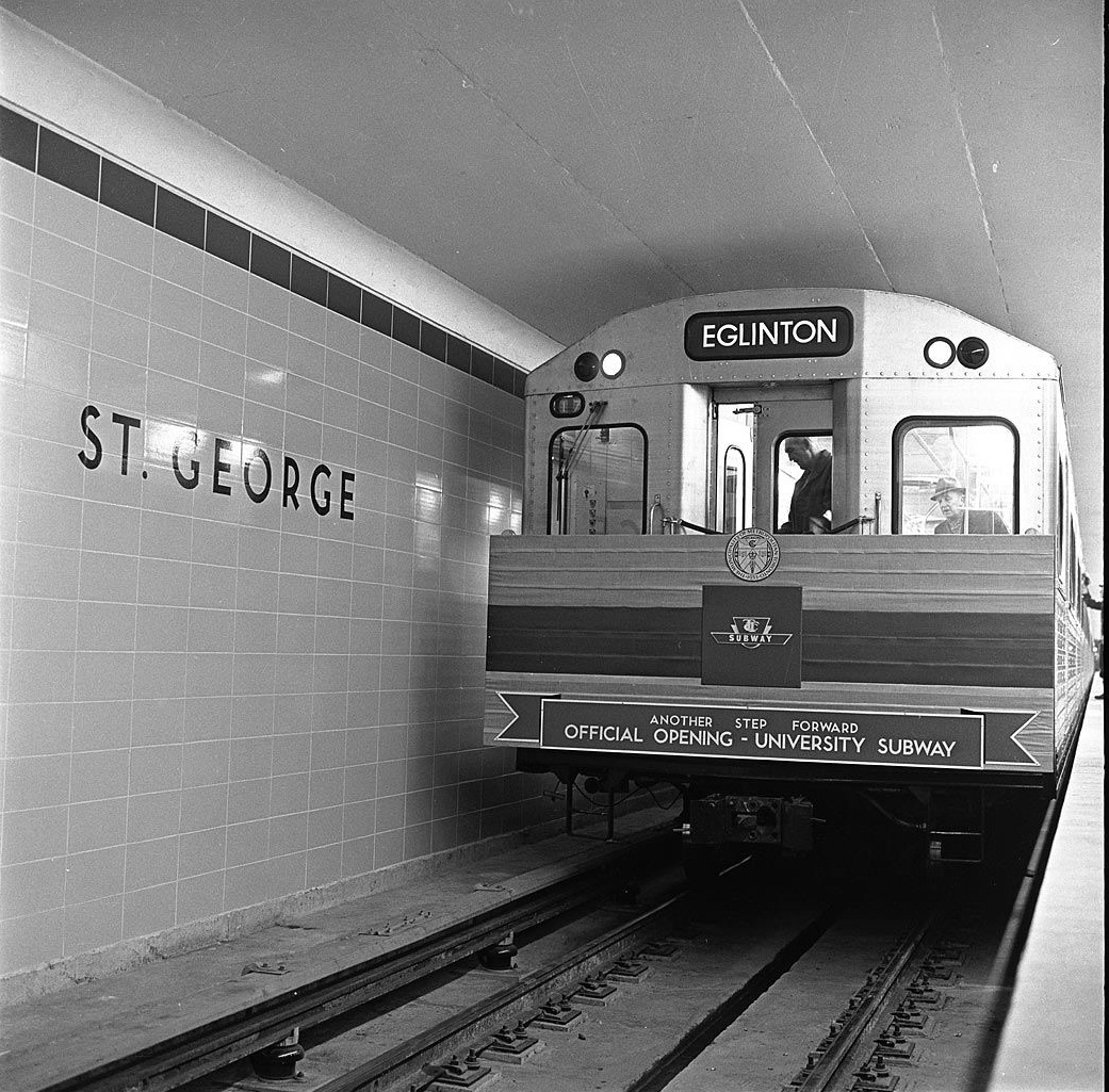 Toronto Then and Now: # 38 ~ The Yonge Street Subway Line, Then and Now