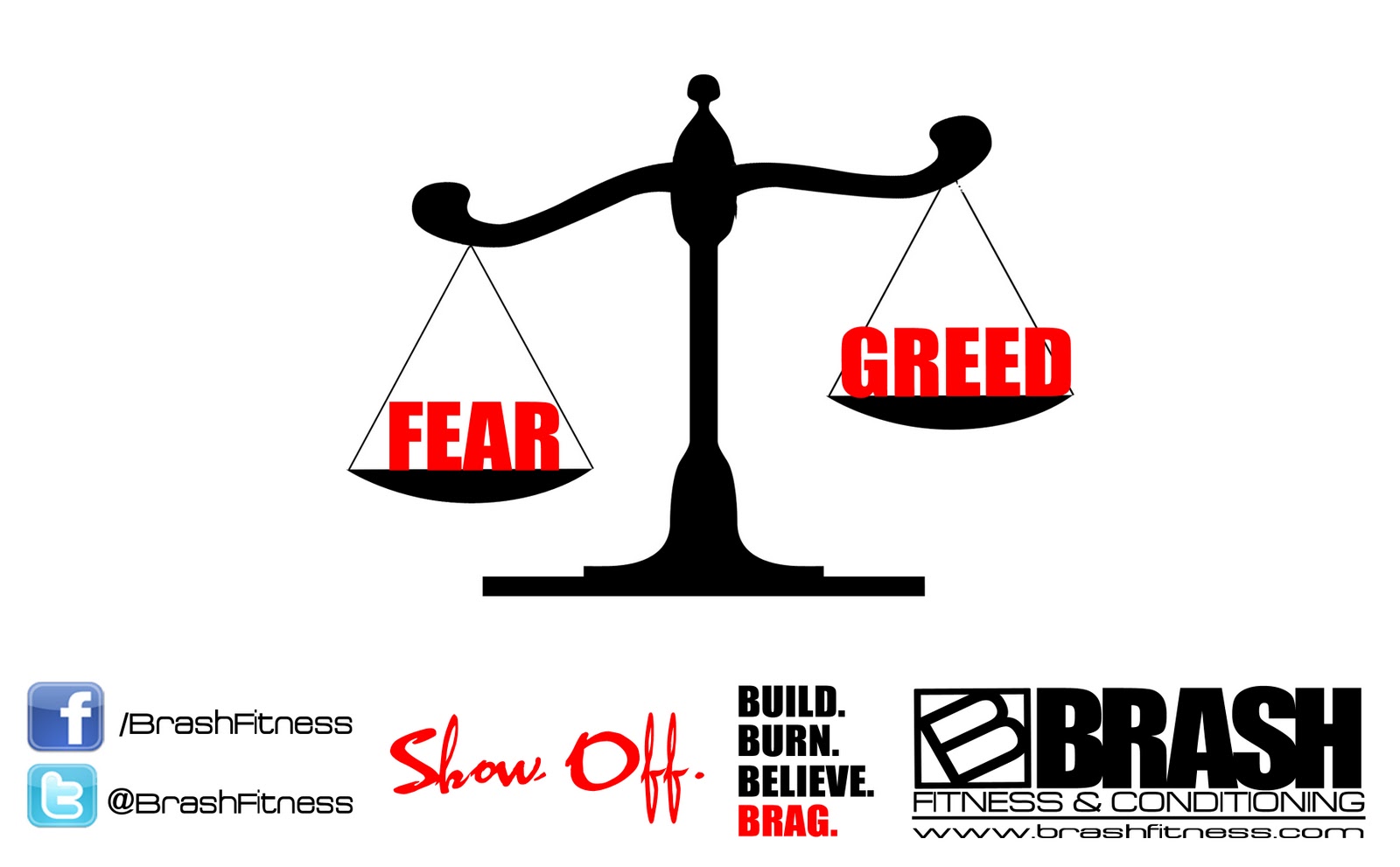 BRASH Fitness & Conditioning: Fear VS Greed