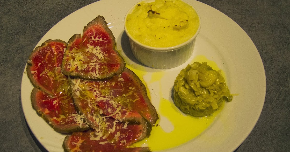 Gulleroten matblogg: BBQ Carpaccio av okse-indrefilet