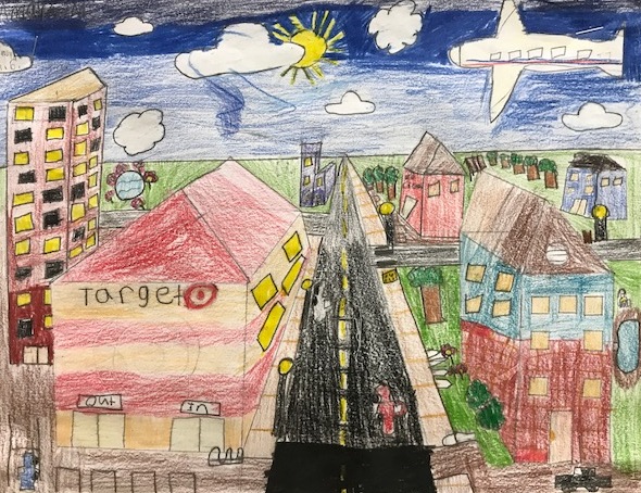 Mrs. Nhu's Oakdale Art Class: 1-Point Perspective Cityscapes!