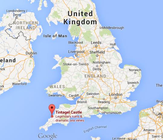 Webster's Google Treking: Famous Castles: Tintagel Castle, Cornwall