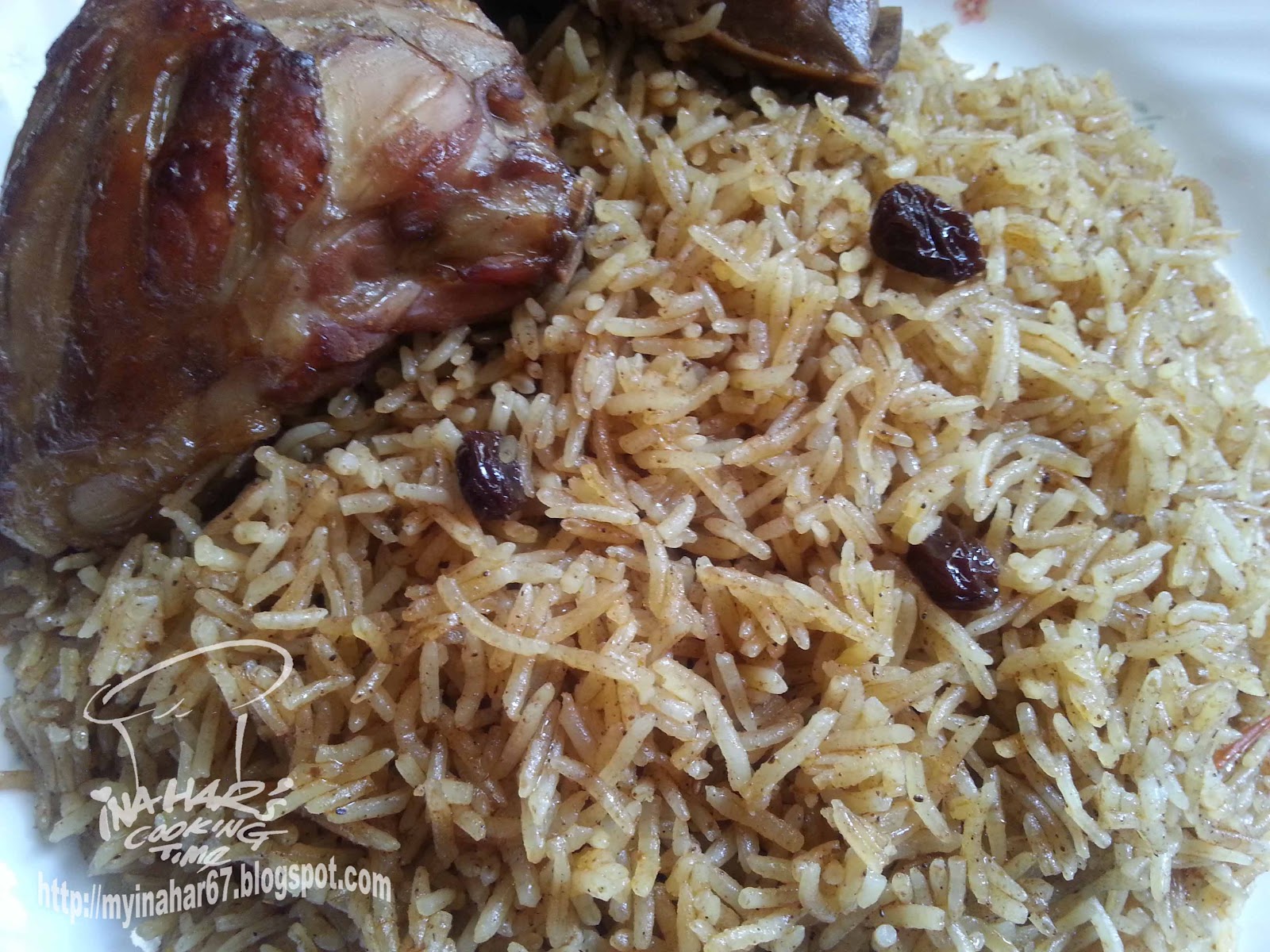 INAHAR'S COOKING TIME!: ROASTED CHICKEN KABSA RICE