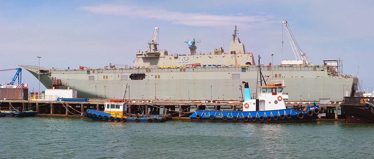 Asian Defence News: HMAS Canberra, the Newest Australian Landing Ship ...
