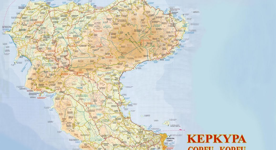 Κέρκυρα: ΧΑΡΤΗΣ ΤΗΣ ΚΕΡΚΥΡΑΣ