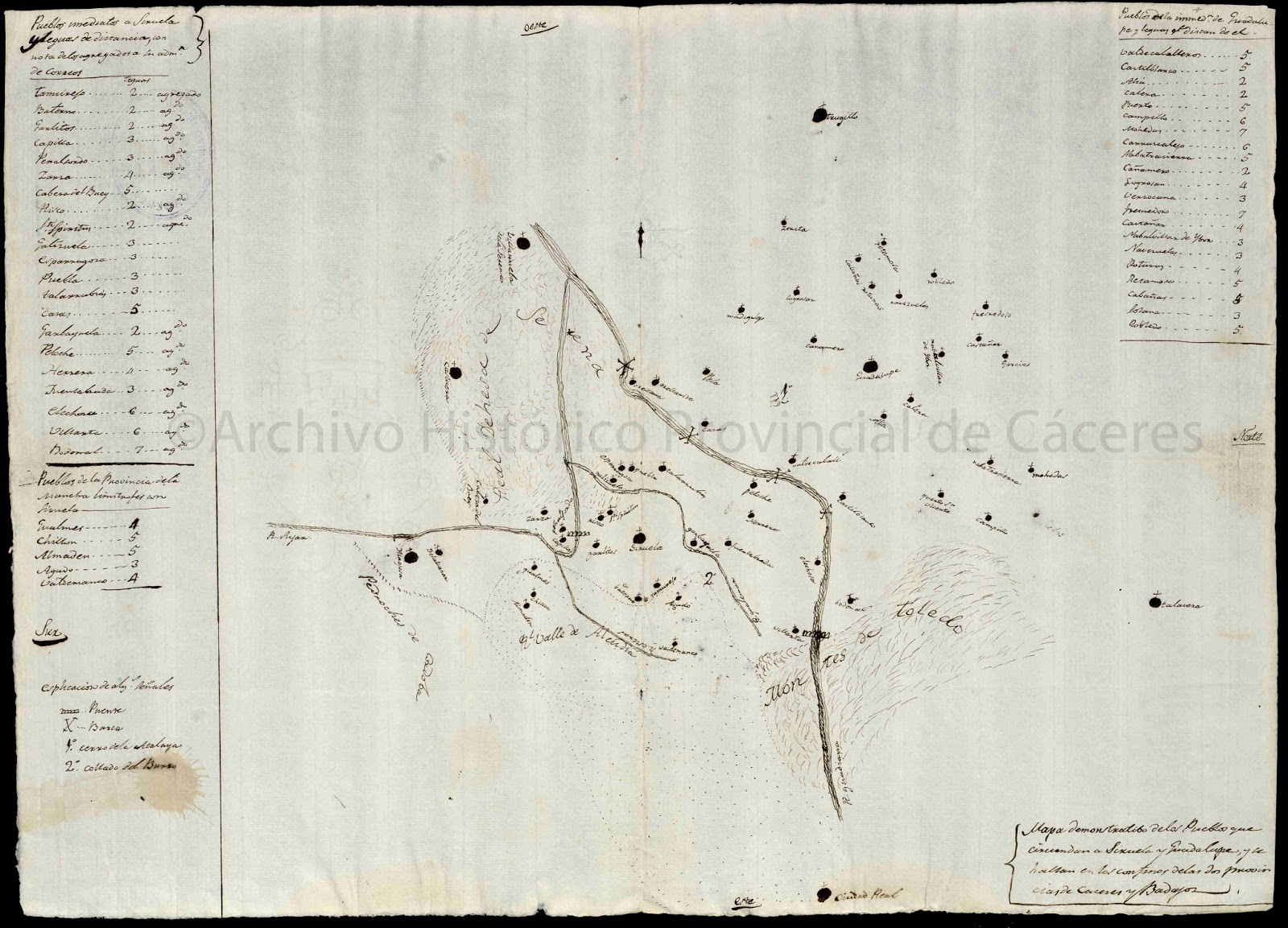 EL HOMBRE DE LAS TIERRAS ALTAS: Mapa demostrativo de los pueblos que ...