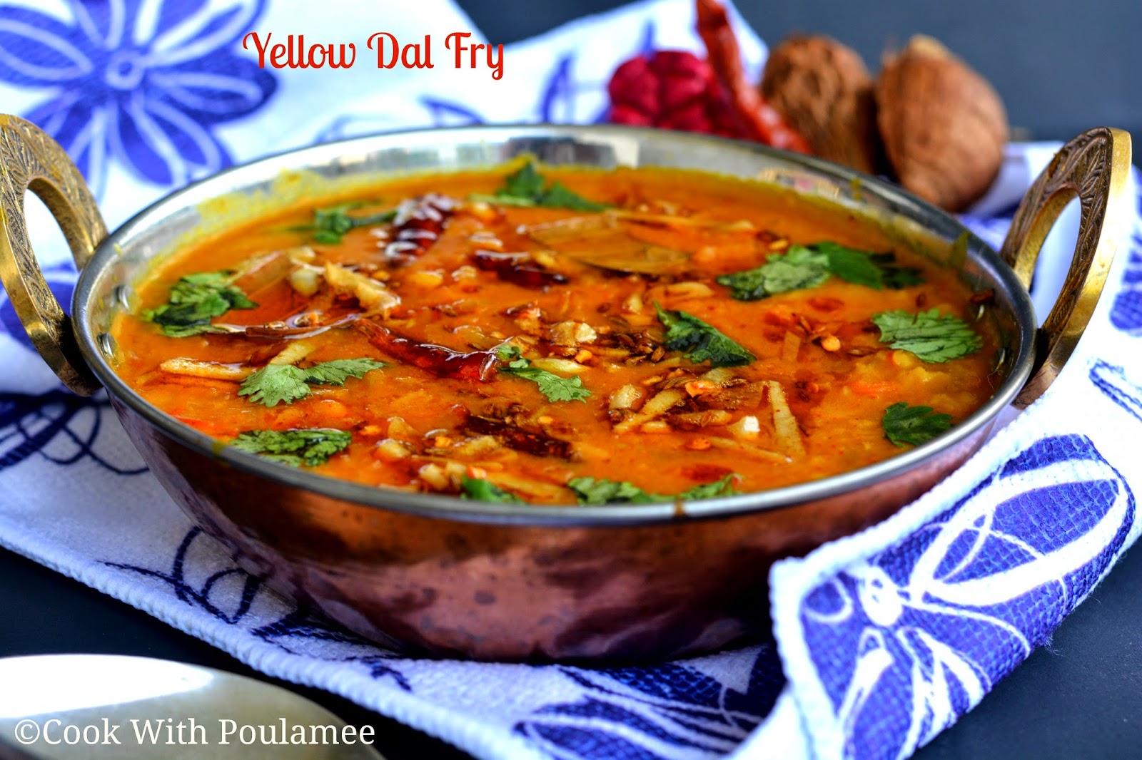 Cook With Poulamee: Yellow Dal Fry
