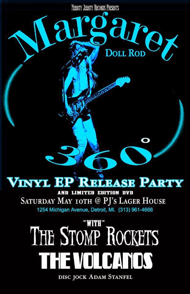 RETRO KIMMER'S BLOG: MARGARET DOLL ROD VINYL EP RELEASE PARTY MAY 10!