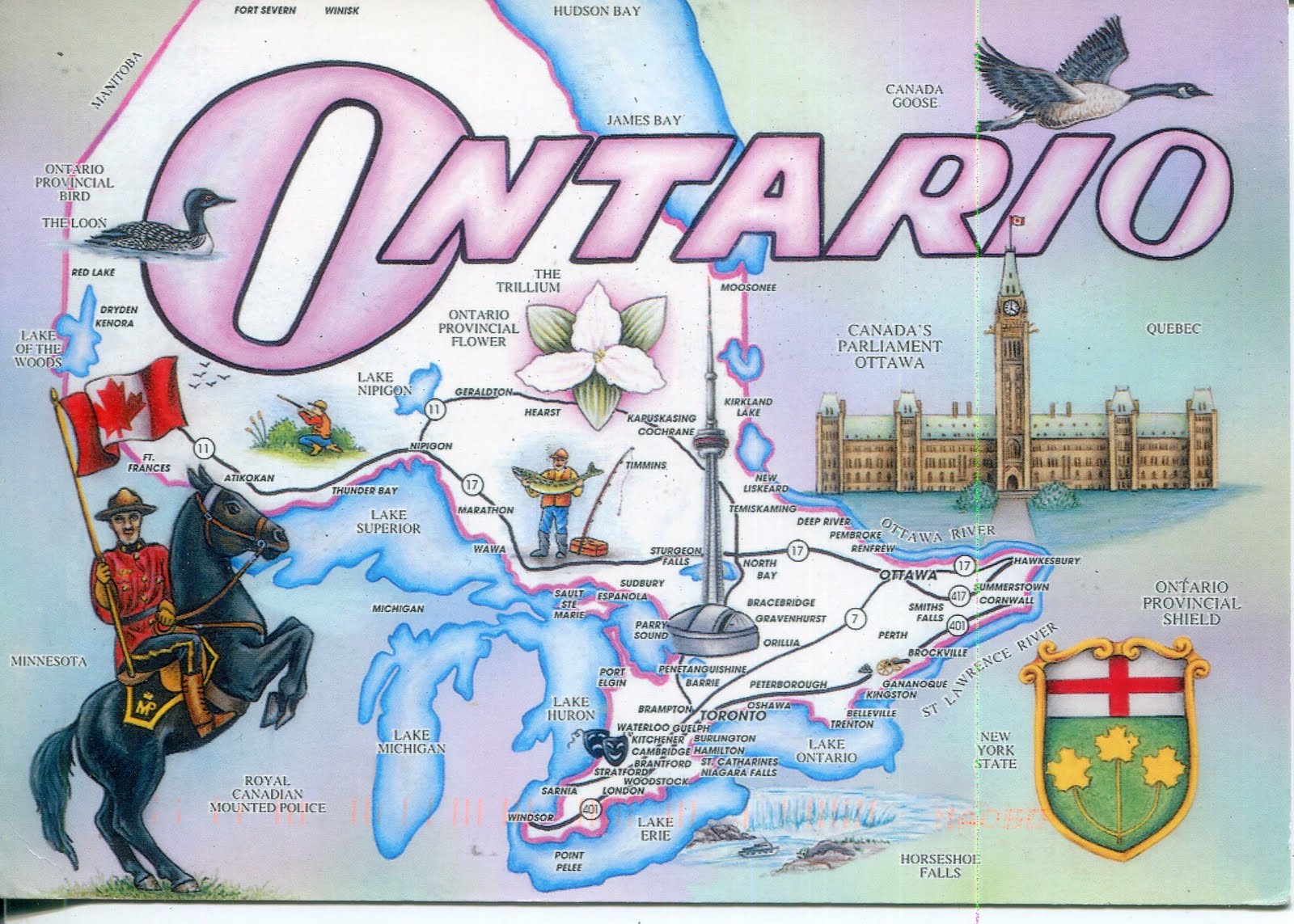 collect ROC: Canada Postcard: Ontario