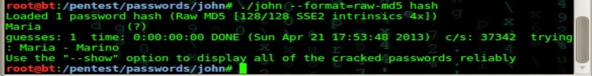 Descifrar o crakear hash md5 con john the ripper, en 3 pasos | Programas y Tutoriales Dr360n