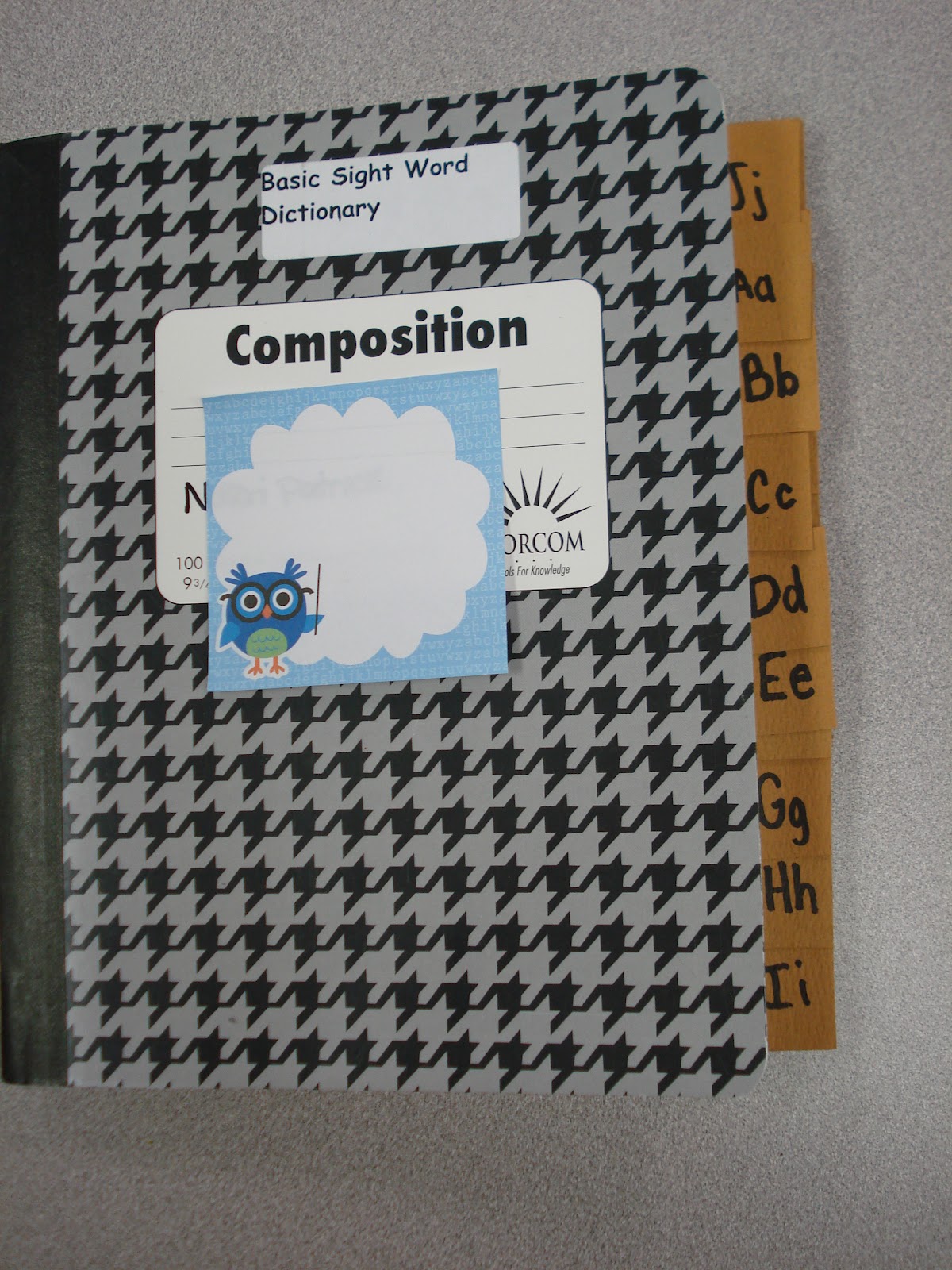 First Grade Tips & Treasures: Sight Word Dictionary