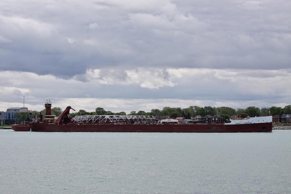 Michigan Exposures: The Joseph H. Thompson Sails By