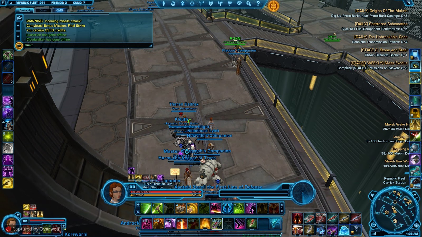 Michael's SWTOR Adventures: Final Strike Bonus Mission on Makeb