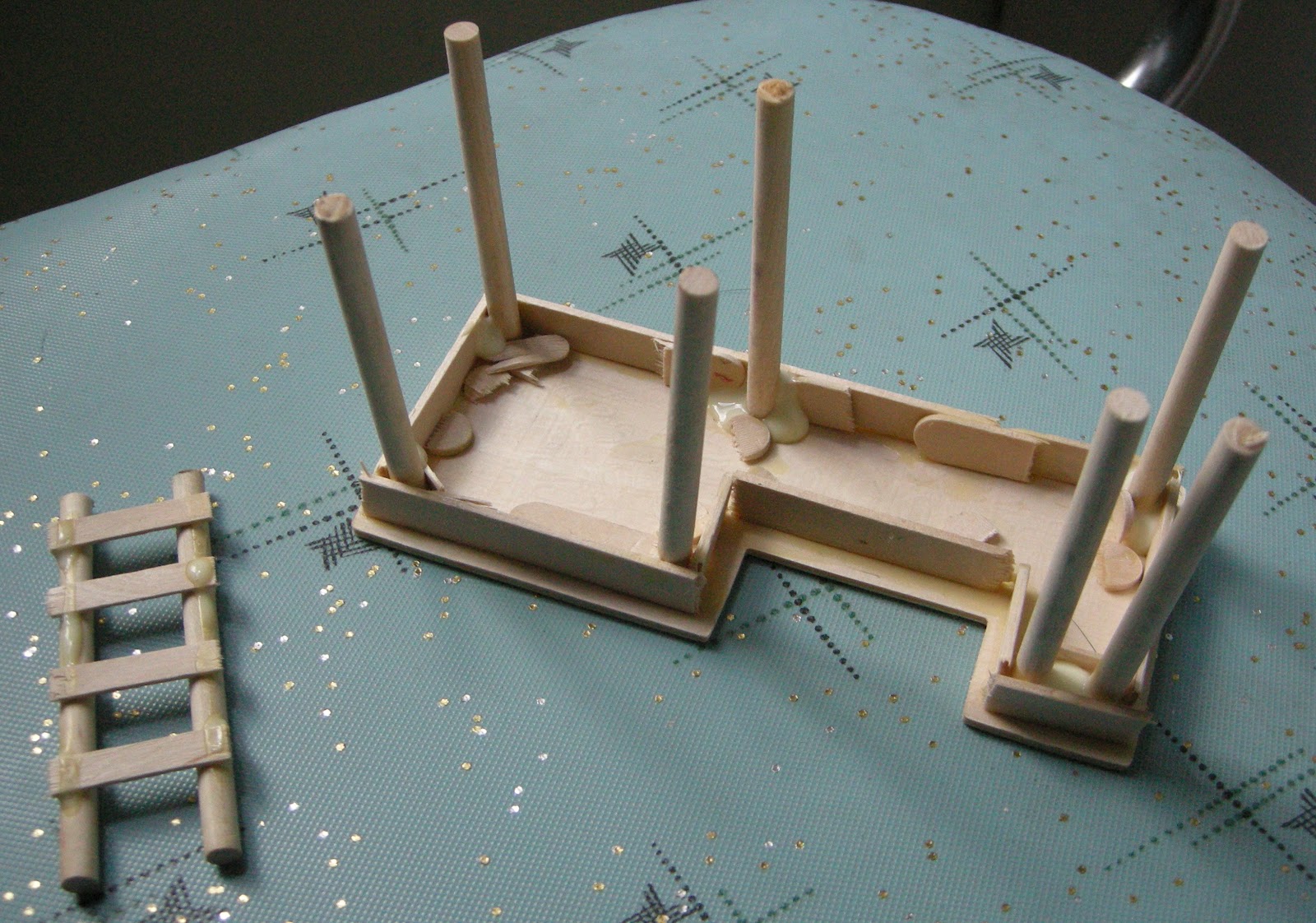 ANY HOW TOWN: Building Popsicle Stick Platforms and Ramps