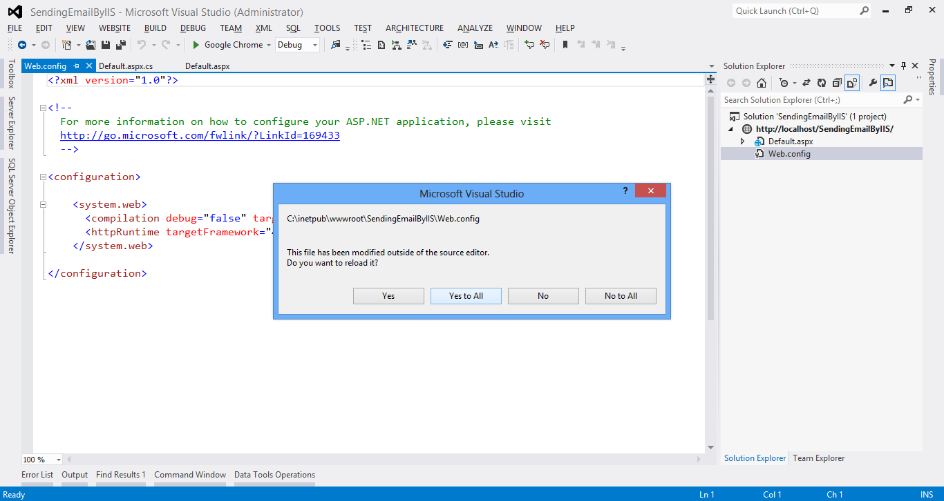Sending E Mail From Iis Smtp Dotnet Revanth