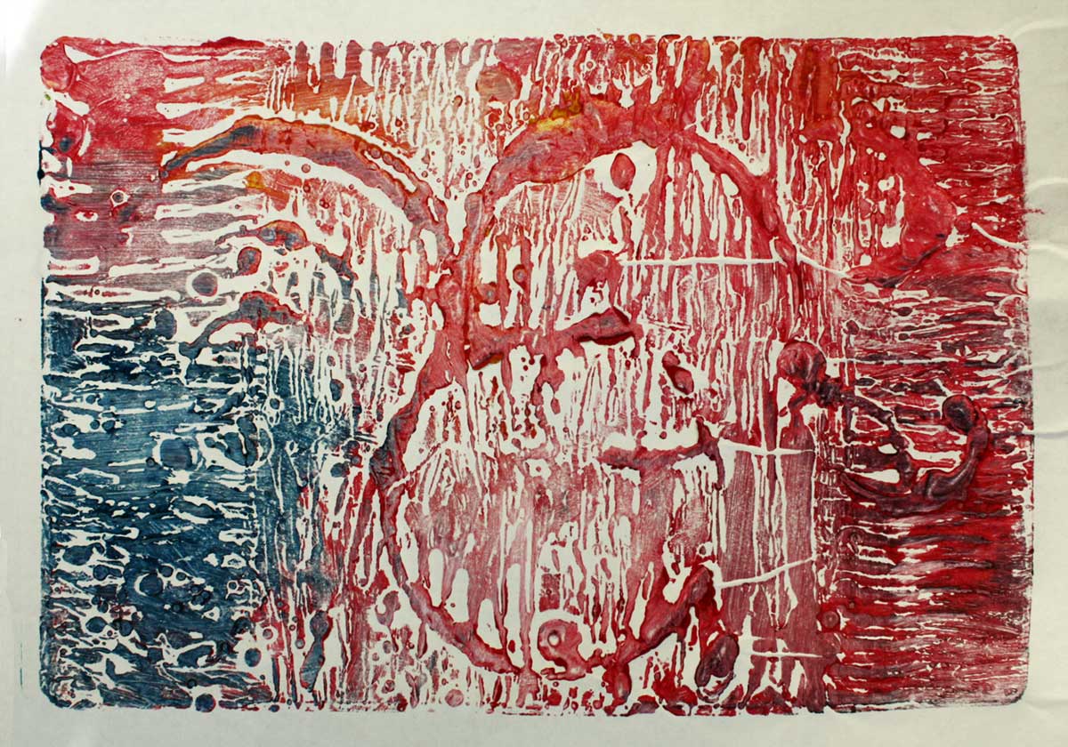 Judy Wise: Collographs with Akua Inks