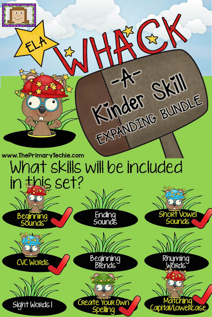 Whack-A-Word Wednesdays - GIVEAWAY! | The Primary Techie