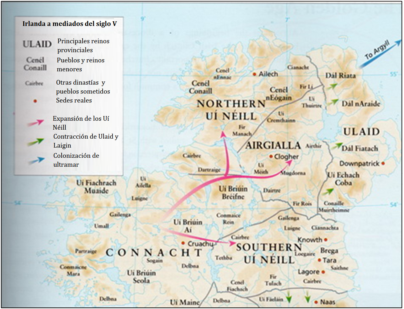 Reyes y Dinastías.: Los Reyes de Irlanda (III): Niall el de los Nueve ...