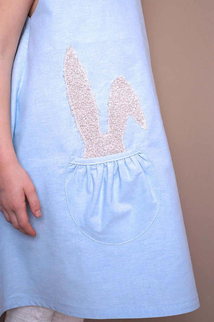 A Bunny in a Bubble Pocket - a Free Pattern and Tutorial. - Coffee+Thread