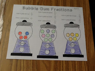 Anyway, I love teaching fractions. It's one of my favorite math skills ...
