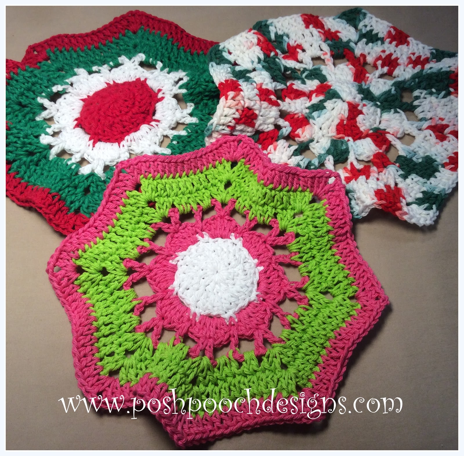 Posh Pooch Designs : Easy Does It Washcloth Free Crochet Pattern and ...