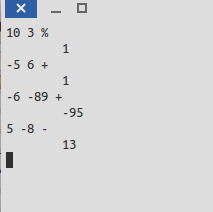 Просто блог: Exercise 4-3. Add the modulus (%) operator and provisions ...
