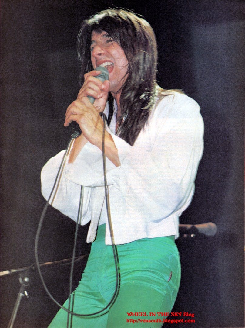 WHEEL IN THE SKY: Journey's Steve Perry 1980 Circus Magazine Photo
