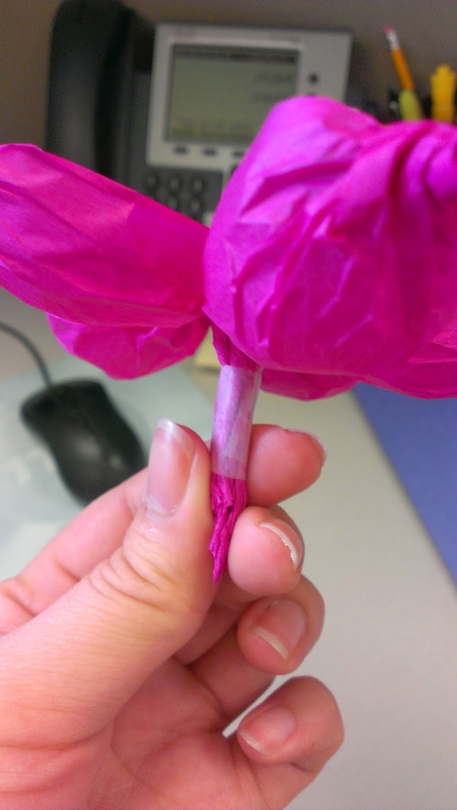 All Things Library by Ashley: How-To: Tissue Paper Flower