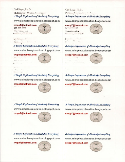 A Simple Explanation of Absolutely Everything: Process Note ...