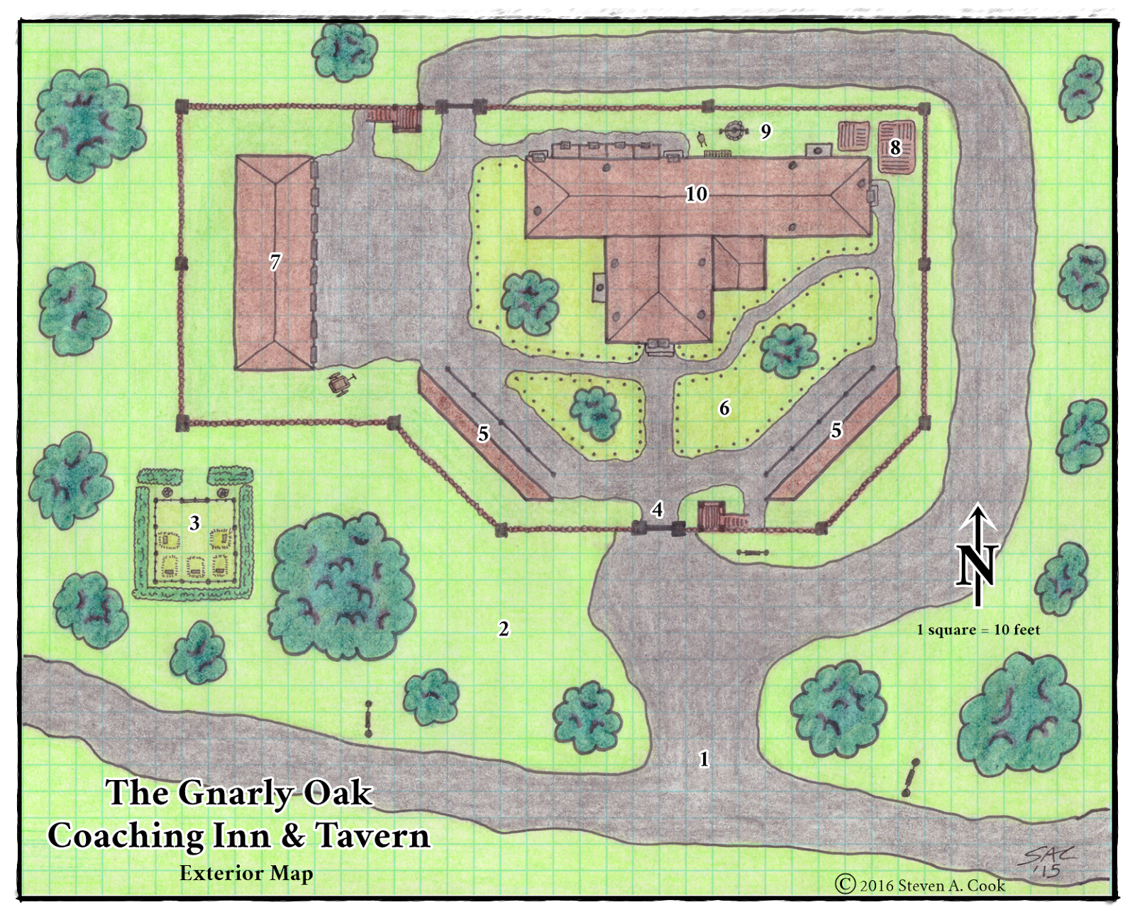 Fantasy Inn Map