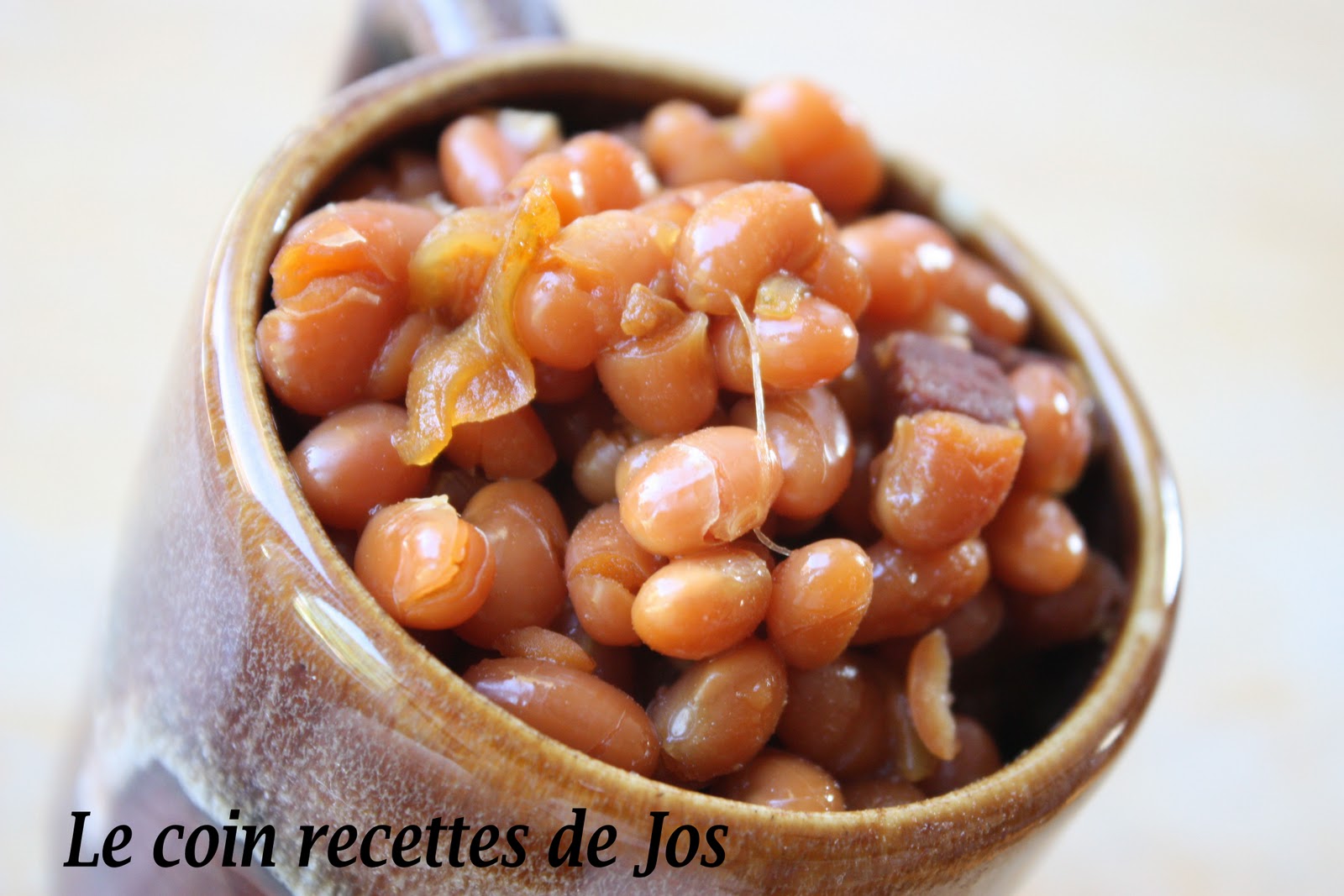 Le coin recettes de Jos: FÈVES AU LARD À L'ÉRABLE
