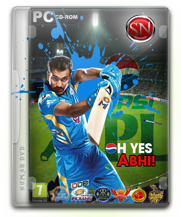 CRICKET PATCHES 4 U: PEPSI IPL 2013 PATCH FOR EA CRICKET 2007 BY SN STUDIOS