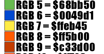 COMMODORE 64 COLOR CODES