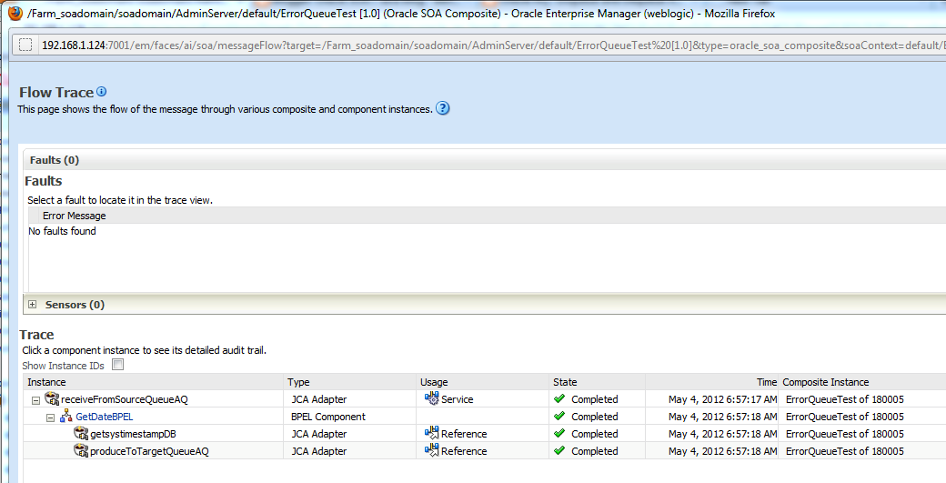Oracle SOA / Java blog: Re-enqueueing faulted BPEL messages using Oracle AQ