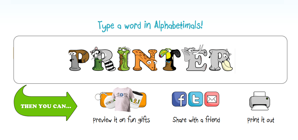 Take The Teacher: Alphabetimals - A Fun Way to Learn the Alphabet