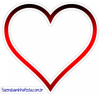 Corazones para Etiquetas, Toppers y más Decoraciones para Imprimir ...