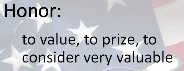 Pastor Chris' Blog: Honor & Respect