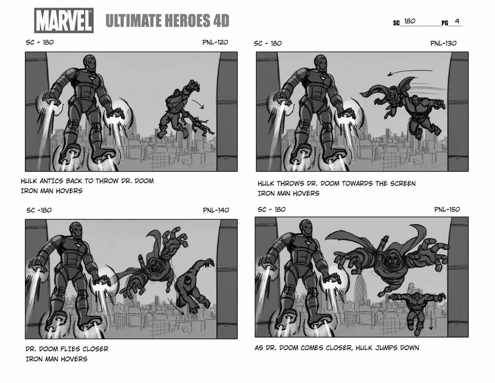 Frank Forte Animation Portfolio: Storyboards-Theme Park