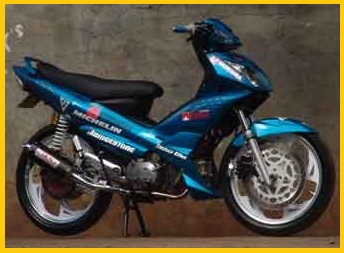 Modifikasi Motor Smash 2014