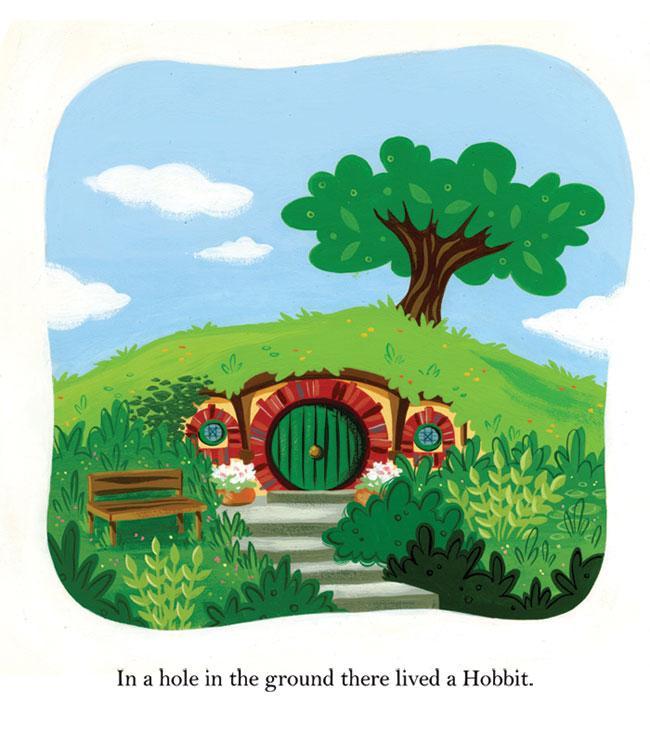 The Hobbit reimagined as a children's picture book!